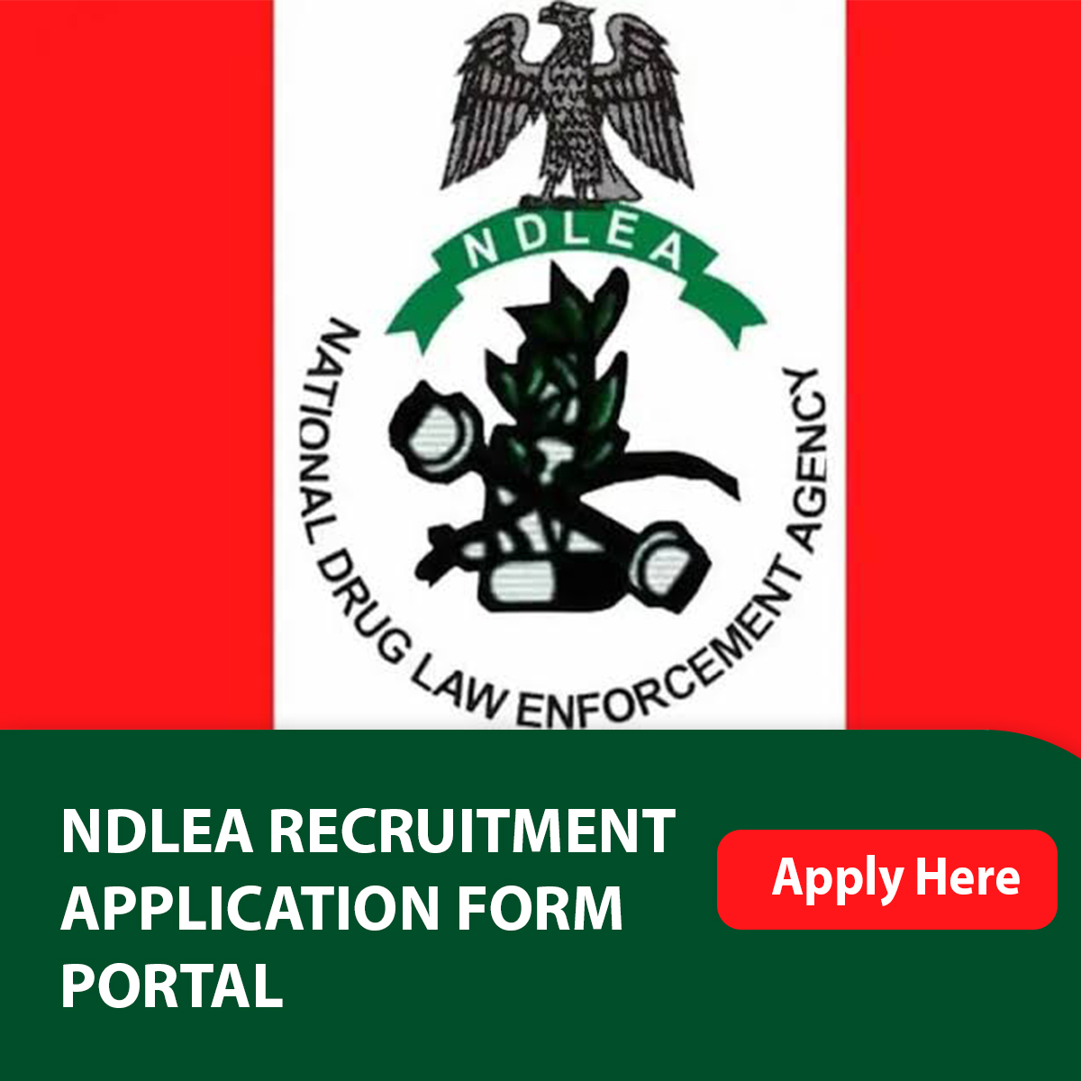 NDLEA Recruitment Registration Application Portal For 2023/2024 NDLEA Recruitment Registration Application Portal For 2023/2024