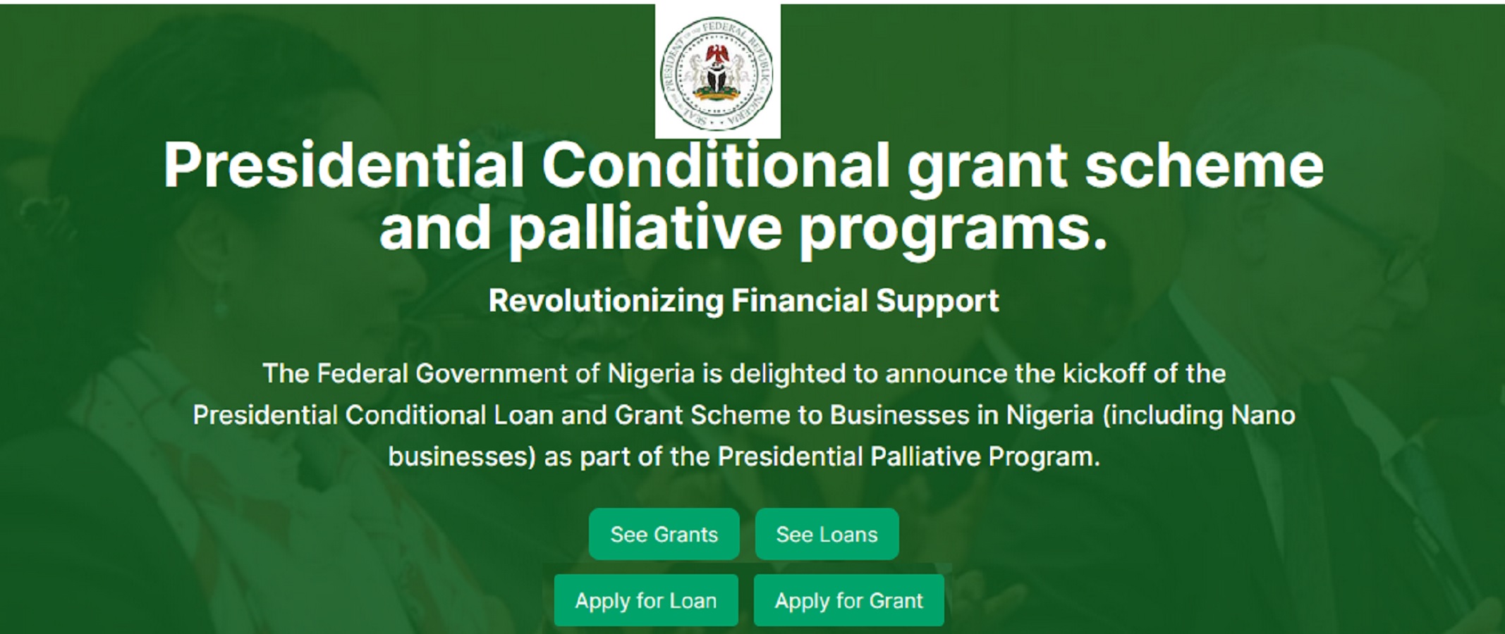 FG Loan and Grant Application Form Portal 2024: Apply for PCGS Grant Here